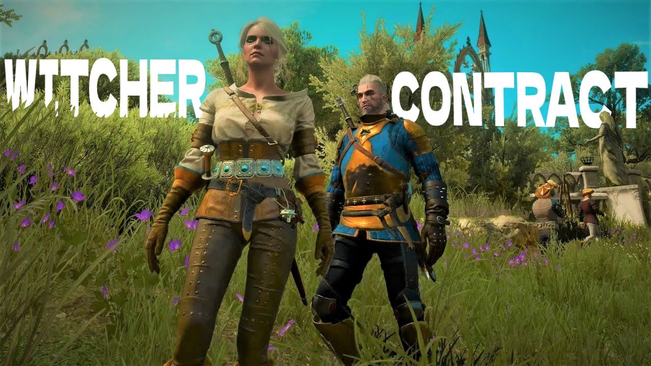 Geralt and Ciri takes down Sirens & Nekkers in Palace Garden ...
