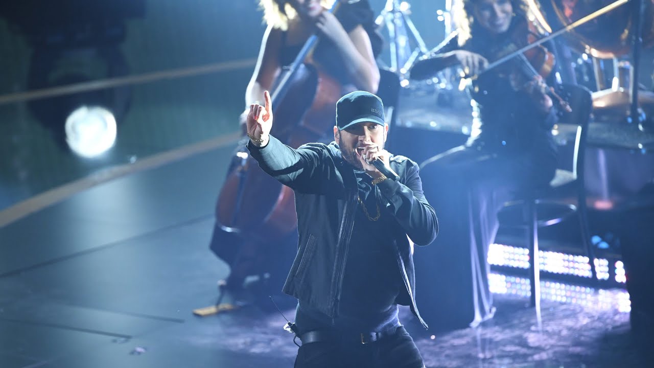 Oscars 2020 Eminem 'Lose Yourself' Performance -- Eminem surprised the ...