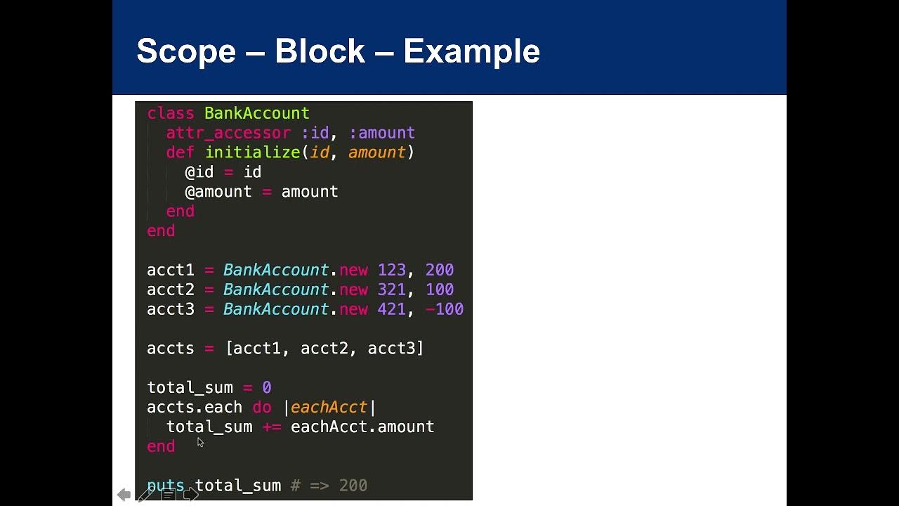 Scope (11) || Learn Ruby - YouTube