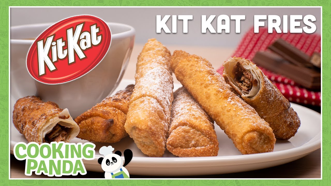 Kit Kat Fries [Desert Fries] | Cooking Panda - YouTube