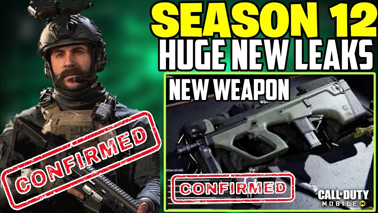 Season 12 Huge New Leaks Call of duty mobile | Season 12 New Weapon ...