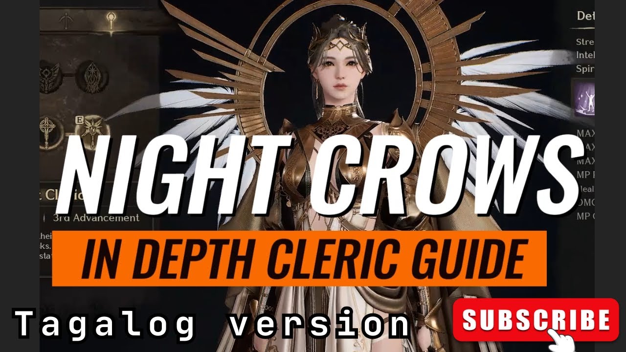 NIGHT CROWS CLERIC GUIDE TAGALOG - YouTube