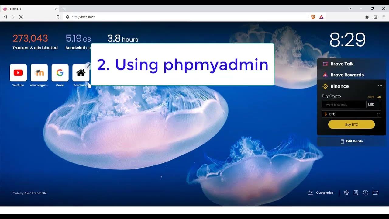 how to create database using MySql command line and phpmyadmin - YouTube
