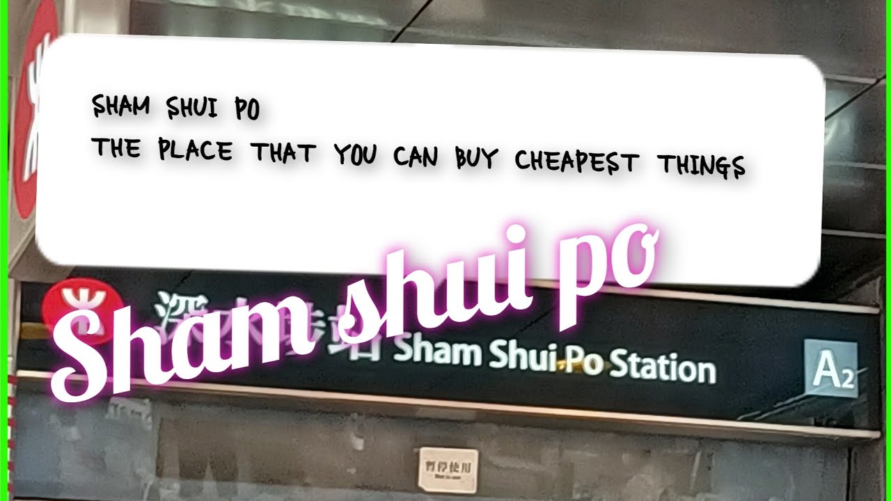 SHAM SHUI PO EXIT A2 THE PLACE WHERE YOU CAN FIND CHEAPEST CLOTHES BAG ...