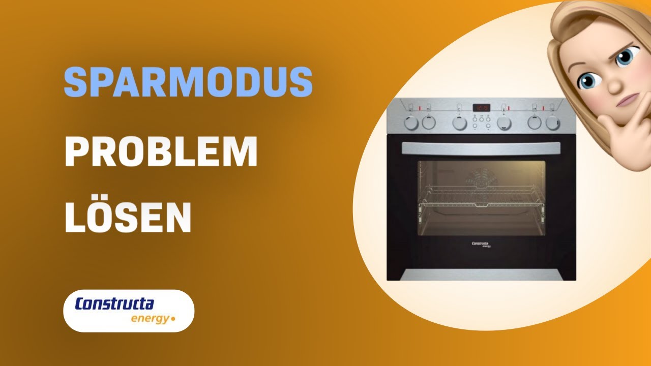 Wie behebe ich den Constructa CH10454 Ofen im Sparmodus? - YouTube