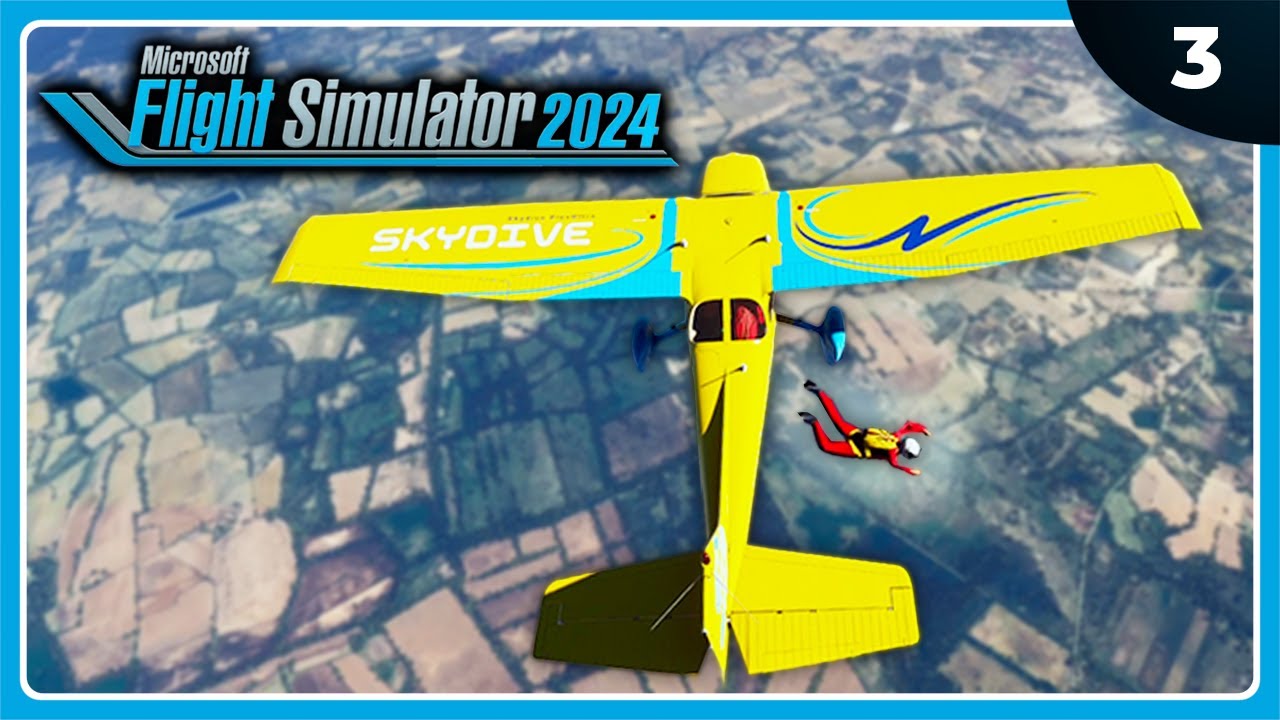 FS24 #3 | SALTO EN PARACAÍDAS | FLIGHT SIMULATOR 2024 Gameplay Español ...