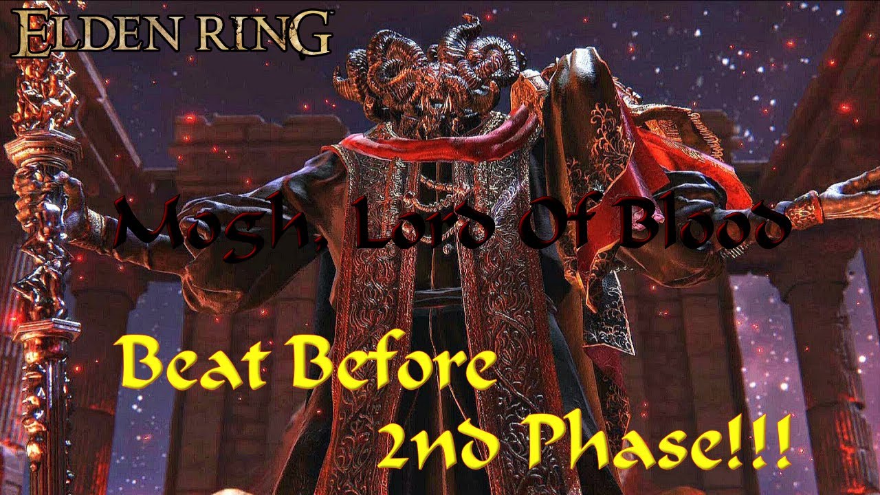 Elden Ring - Mogh, Lord Of Blood I First Phase Defeat - YouTube