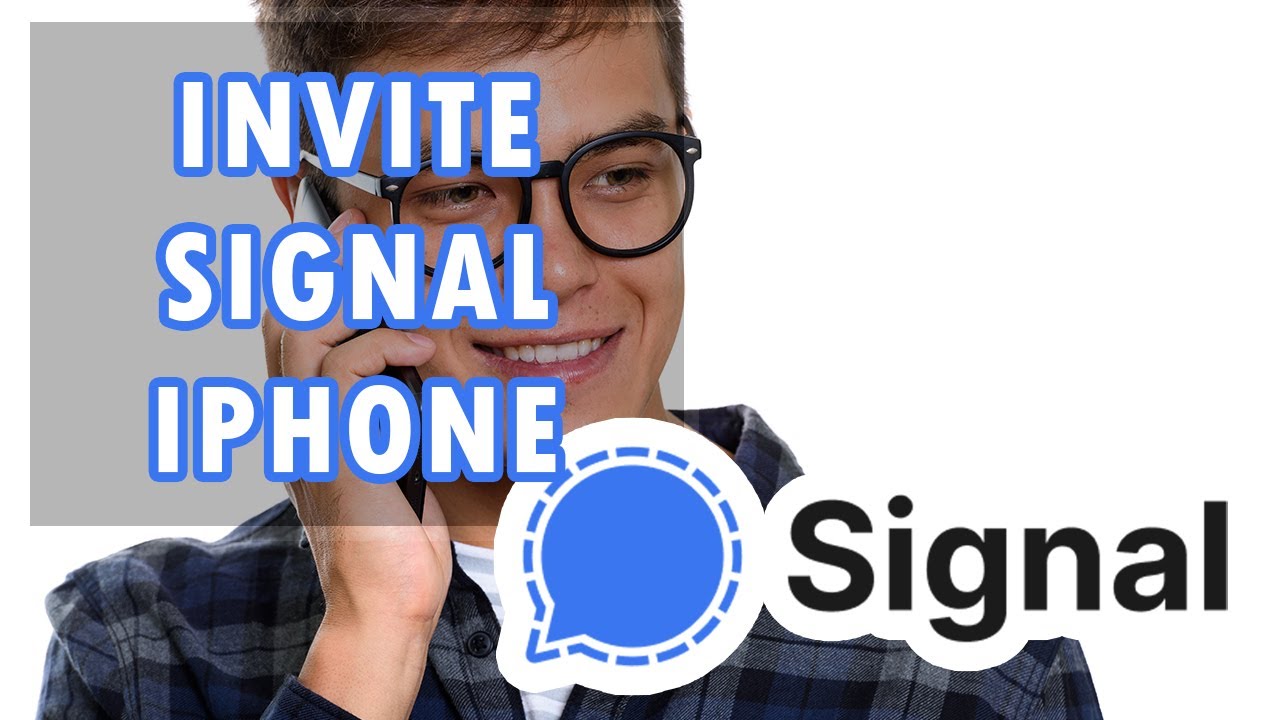 How to Invite Somebody to Signal for iPhone - YouTube