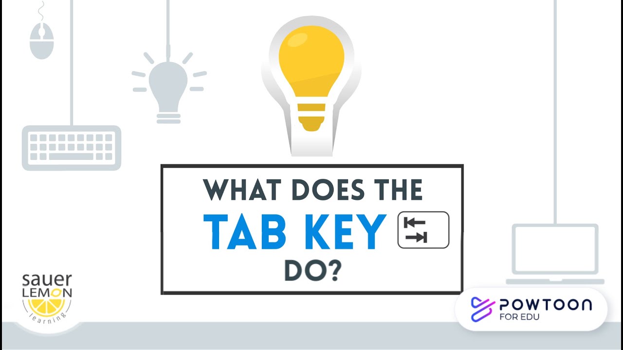Now You Know: The Tab Key - YouTube