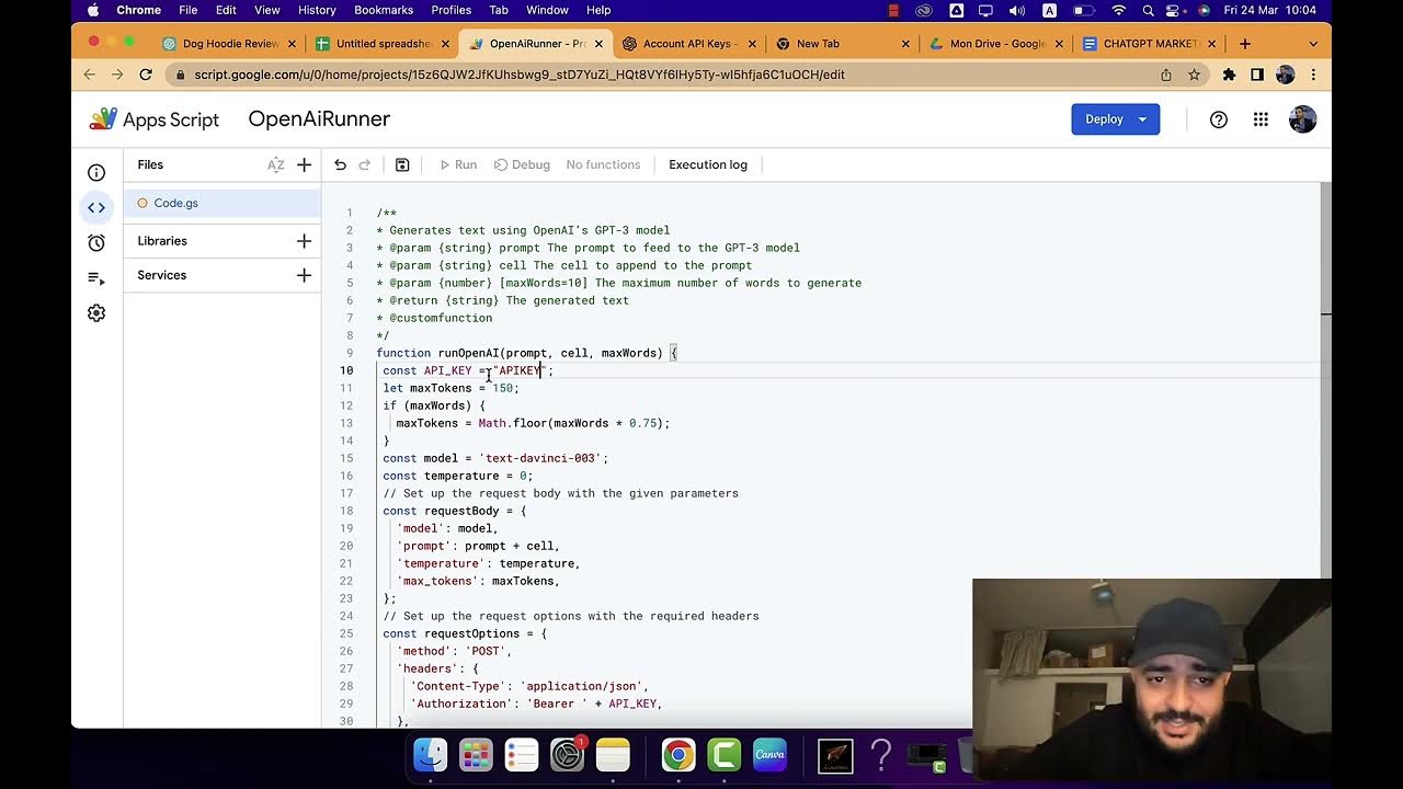 Sentiment analysis with Google Sheet and Open AI ! - YouTube