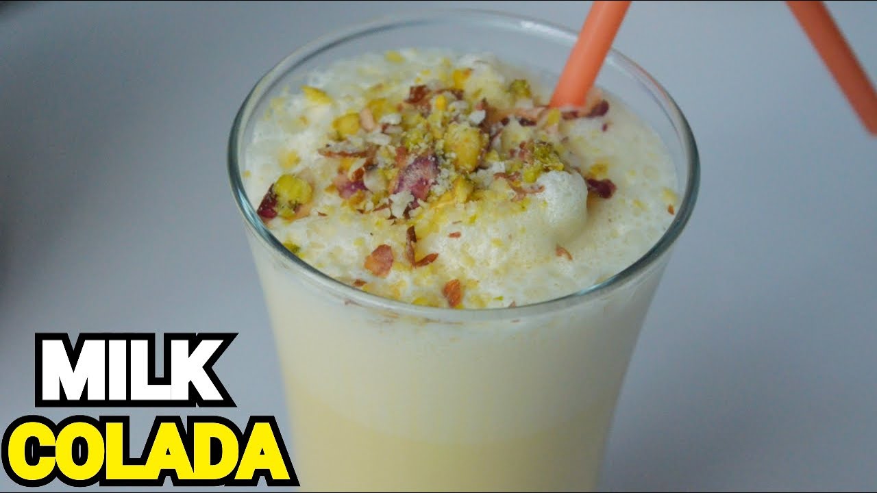 MILK COLADA In 2 Mins || Chilled Creamy Milk by (YES I CAN COOK) # ...