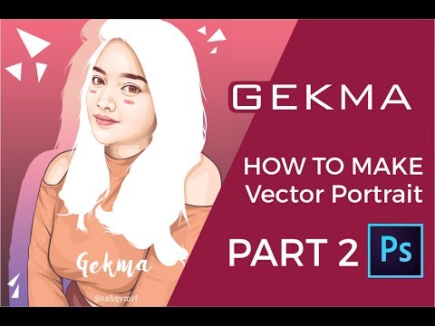 GEKMA - Vector Vexel Portrait Photoshop - Part #2