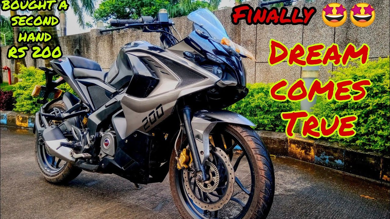 Finally!!| Bought a second hand bike || Bs4 Bajaj | Pulsar RS 200 bs4 ...