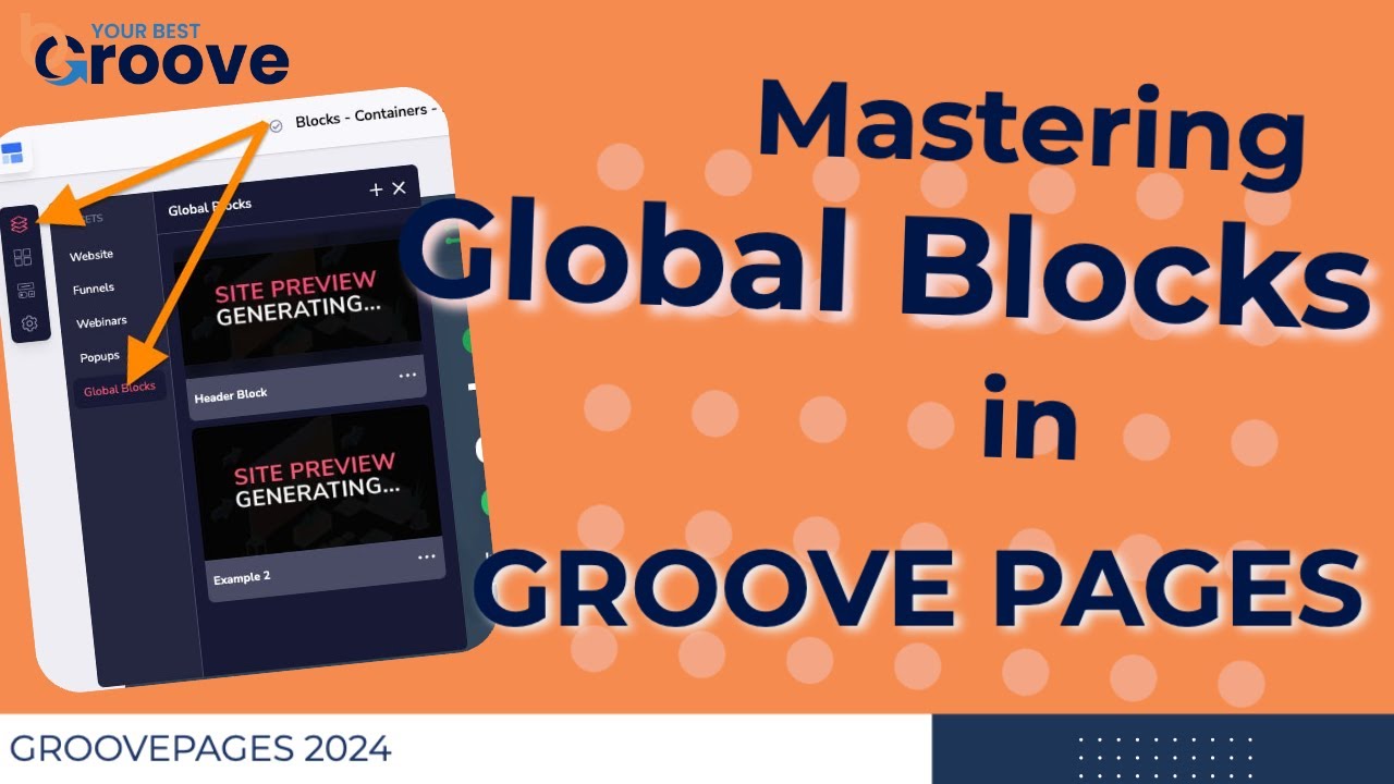Mastering global blocks in groove pages. It's not as hard as you think ...