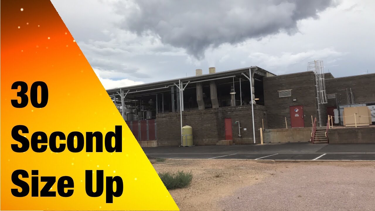 30 Second Size Up: Industrial Structure Fire With Hazmat - YouTube