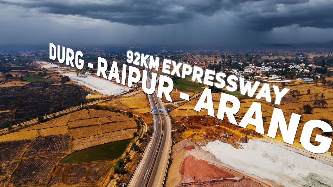 Durg-Raipur-Arang Expressway 🛣️ | Chhattisgarh's Biggest Bypass Project ...