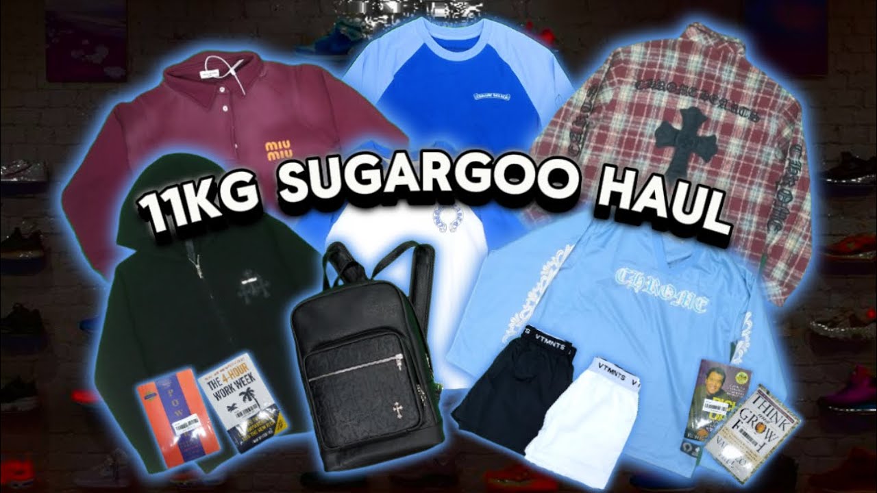 11 KG Sugargoo Haul | Chrome hearts & more - YouTube