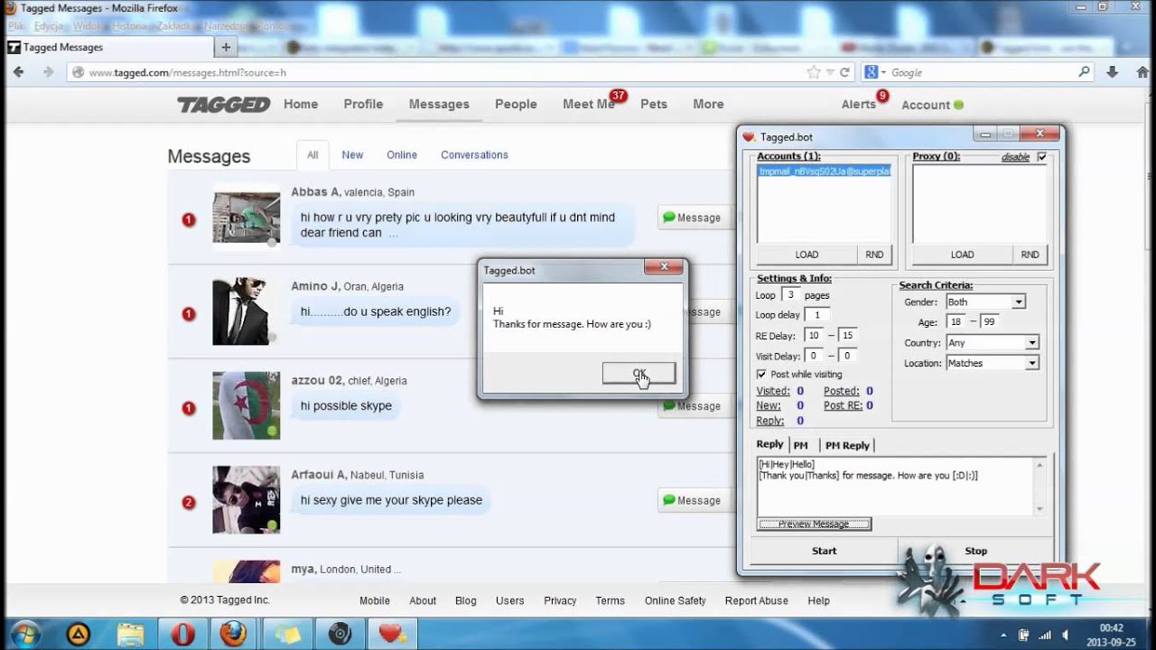 Tagged message bot - YouTube