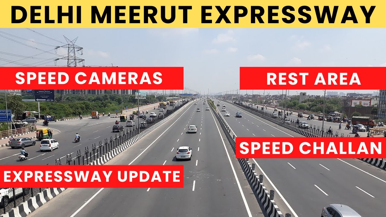 Delhi Meerut Expressway||Speed Camera Challan||Rest Area||Delhi to ...