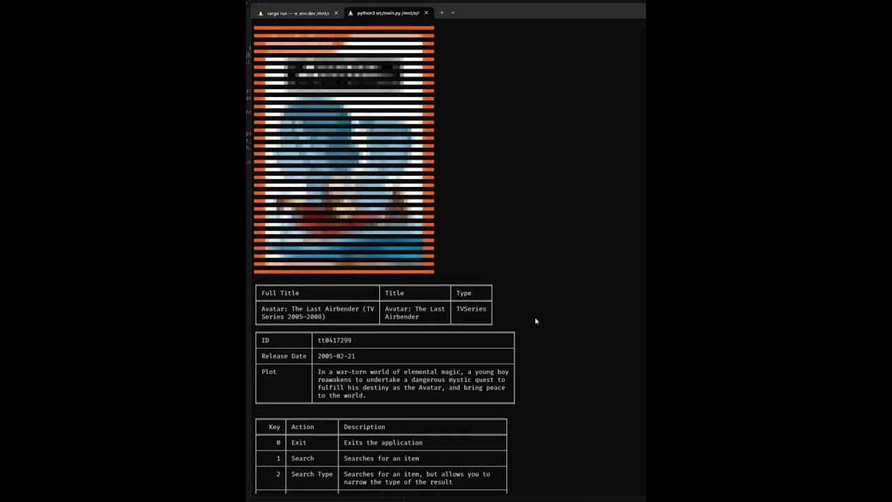 Movie browser CLI tool using gRPC, Rust and Python - YouTube