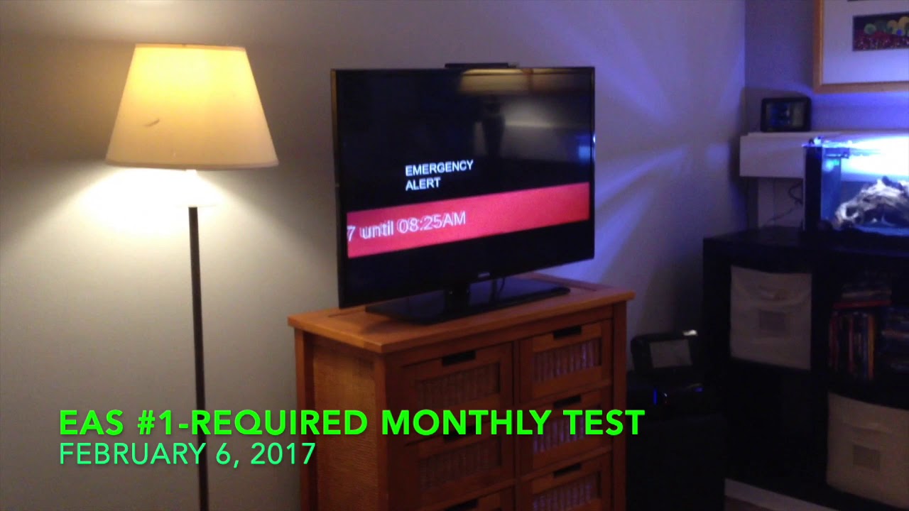 EAS #1-Required Monthly Test 2-6-17 - YouTube