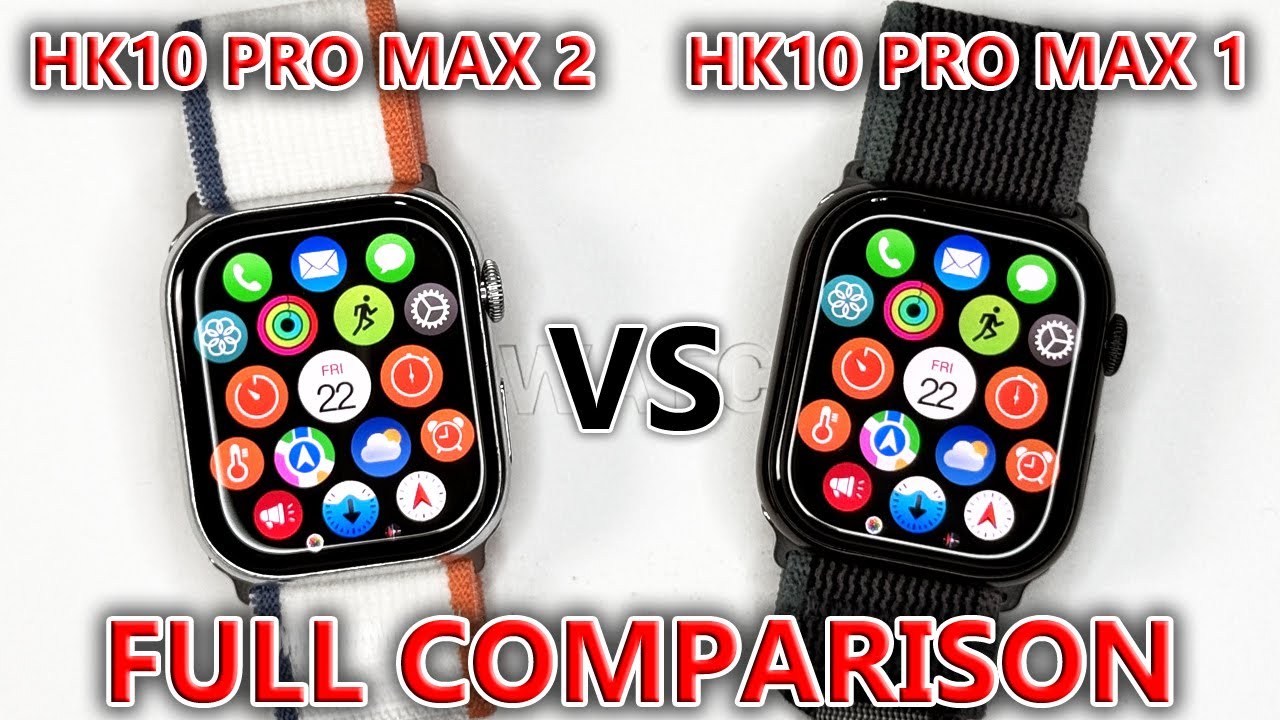 HK10 Pro Max 2 vs HK10 Pro Max 1 - FULL COMPARISON! Best Sport ...