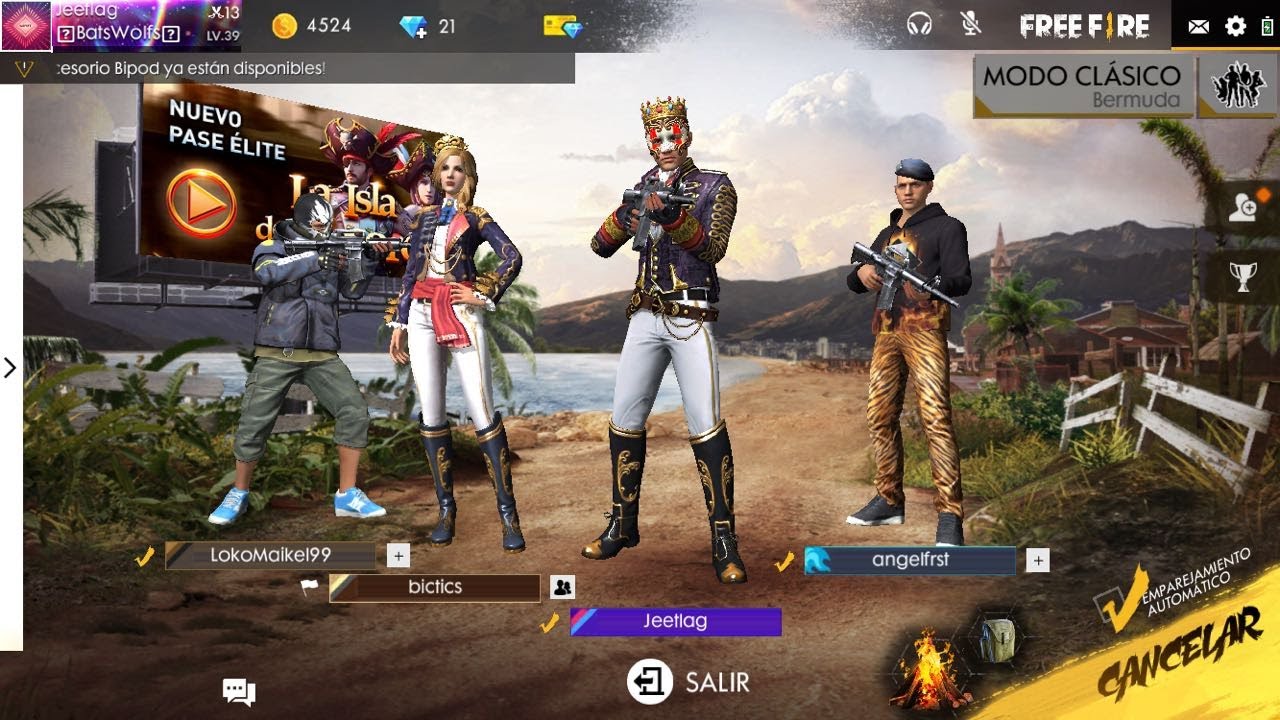 Esperando Pase Elite “Locura Gamer” Free fire - YouTube