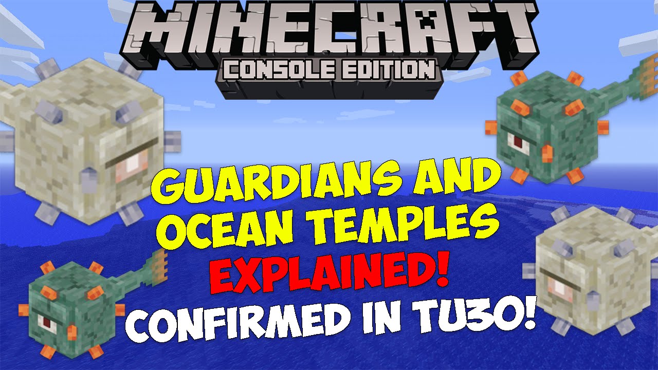 Minecraft Console: Guardians and Ocean Monuments Showcase! | Confirmed ...