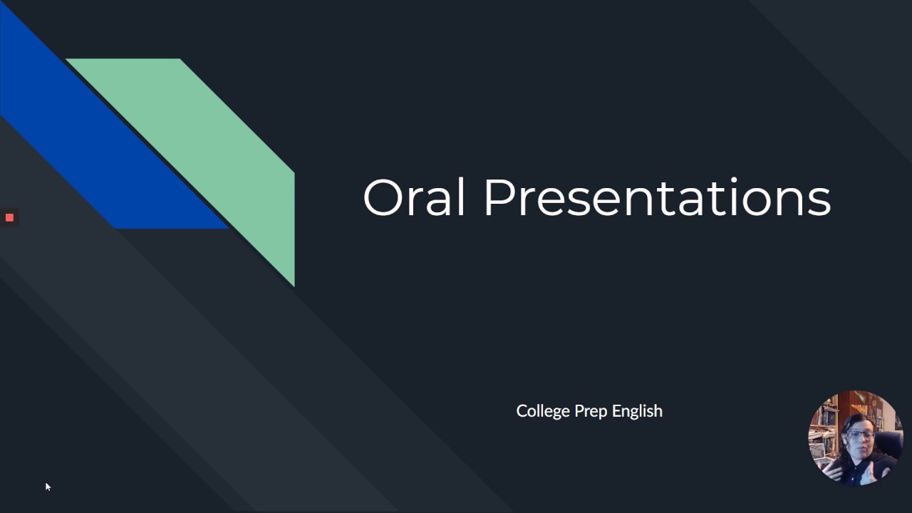 College Prep English - Oral Presentations Lecture - YouTube