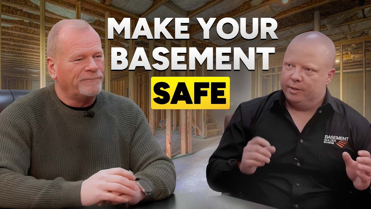 How To Make Your Basement Safe with an Egress Window - YouTube