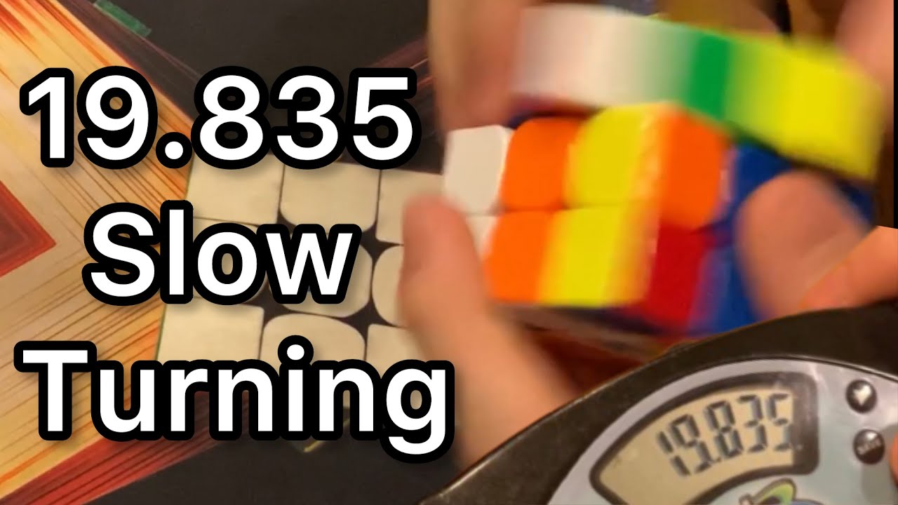 19.831 “Slow(er)” Turning PLL Time Attack - YouTube