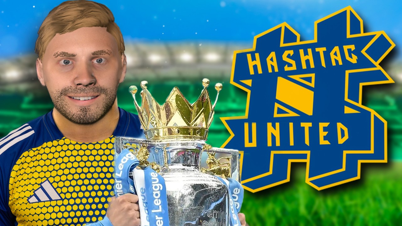 I WON the Premier League with Hashtag United on Football Manager! - YouTube