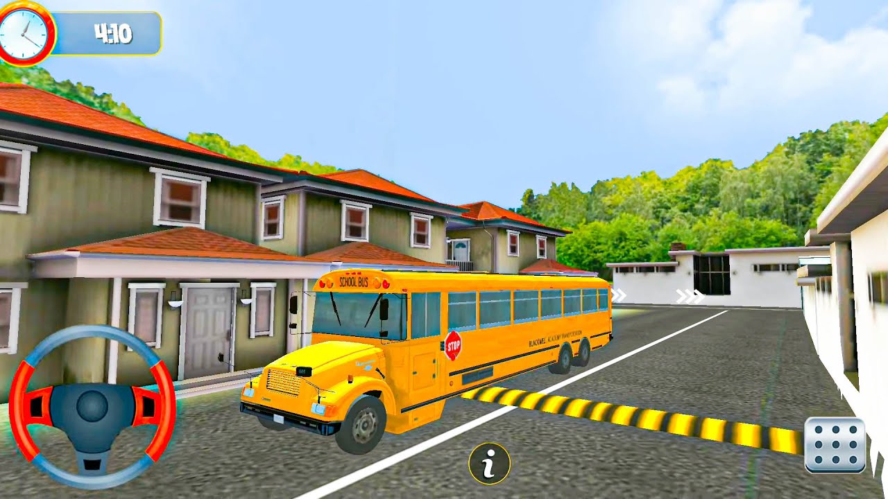 Virtual High School Simulator - School Bus Driving and Going to School ...