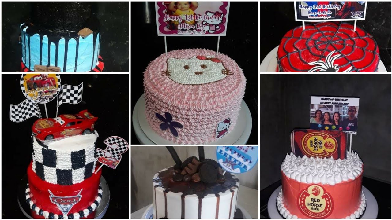 IBAT IBANG DESINYO NG CAKE/CAKE DESIGN FOR DIFFERENT OCCASIONS - YouTube