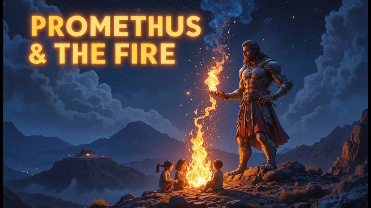 Prometheus and the Gift of Fire / Greek Mythology Story for Kids ...
