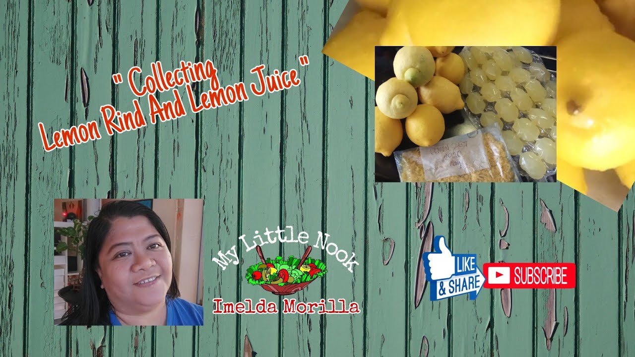 " Collecting Lemon Rind and Lemon Juice " - YouTube