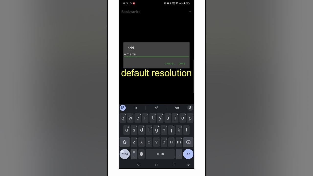 How to change android screen resolution without root and without PC - YouTube