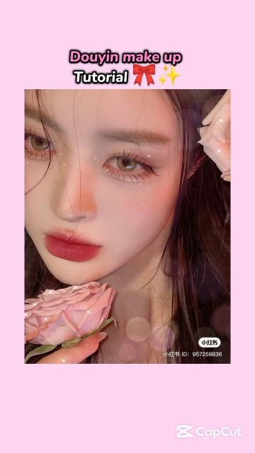 Douyin makeup tutorial 🎀 #viralshort #fyp #foryou #blackpink #beauty # ...