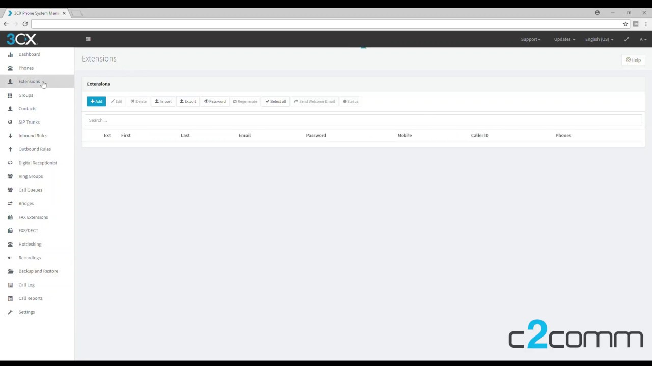 How to use Call Queues on the 3CX Management Console - YouTube