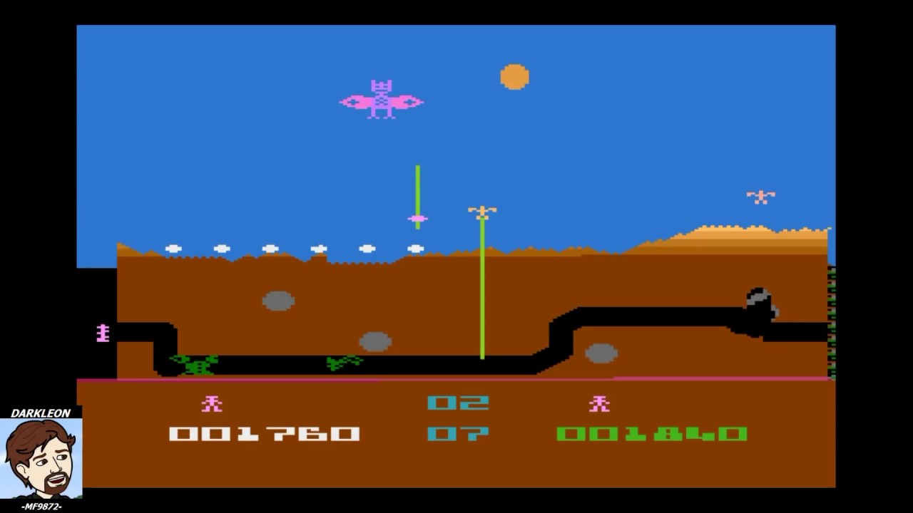 Atari 8-bit - Boulders and Bombs - YouTube