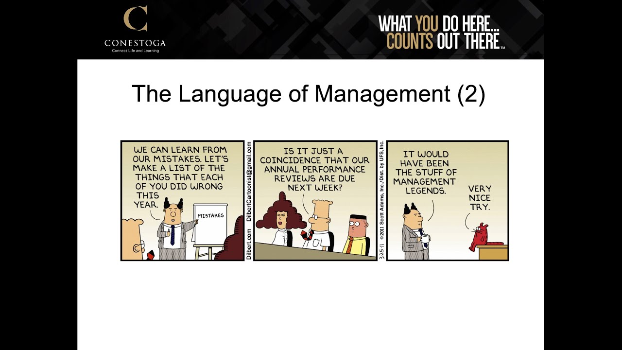 Language of Management 2 - YouTube