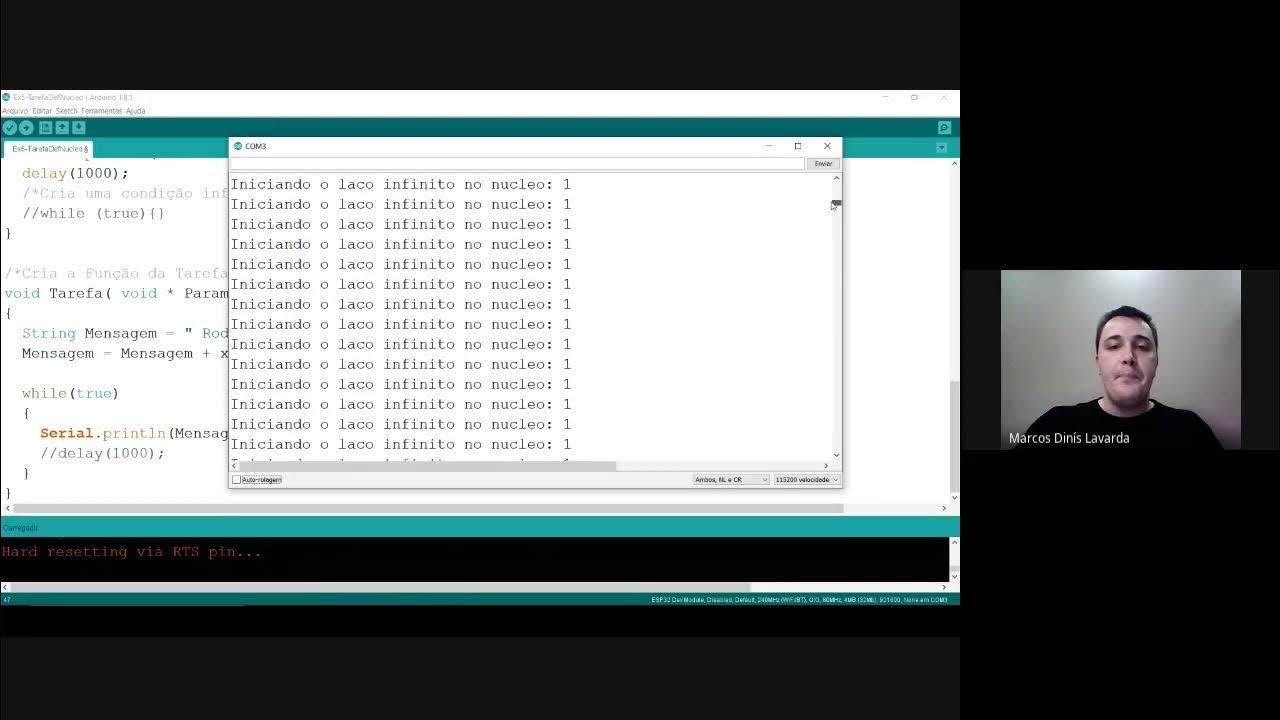 #45 - FreeRTOS - Como criar tarefas Multicore e Escolher o Núcleo usando FreeRTOS no ESP32 ...