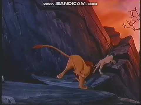 The Lion King 1995) VHS Simba vs Scar Batalla Final - YouTube