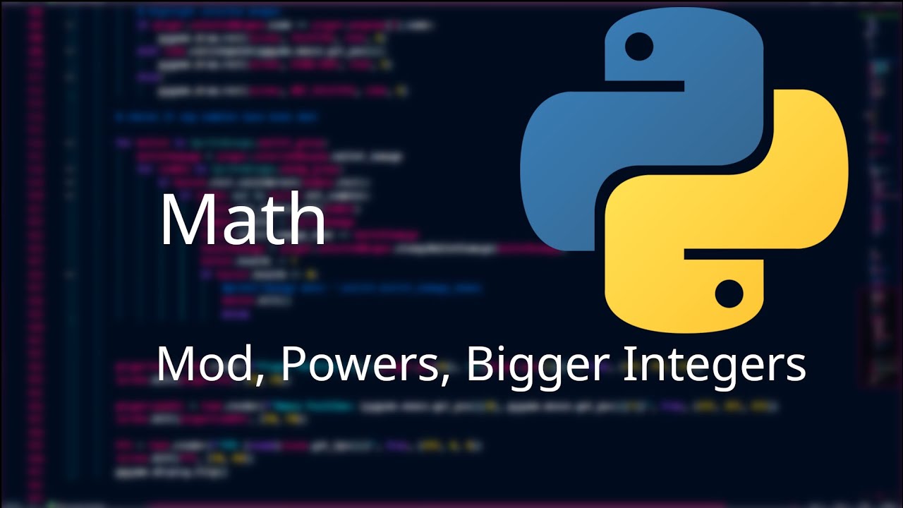 Learn Python with Coding challenges on Hackerrank - Math - More Operators - YouTube