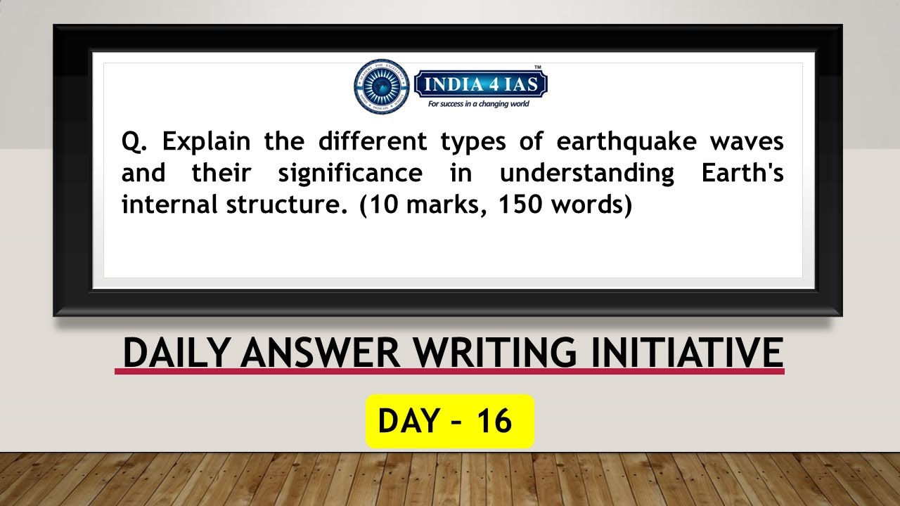 DAY-16 | Daily Answer Writing Practice | Mains Answer writing Basics ...