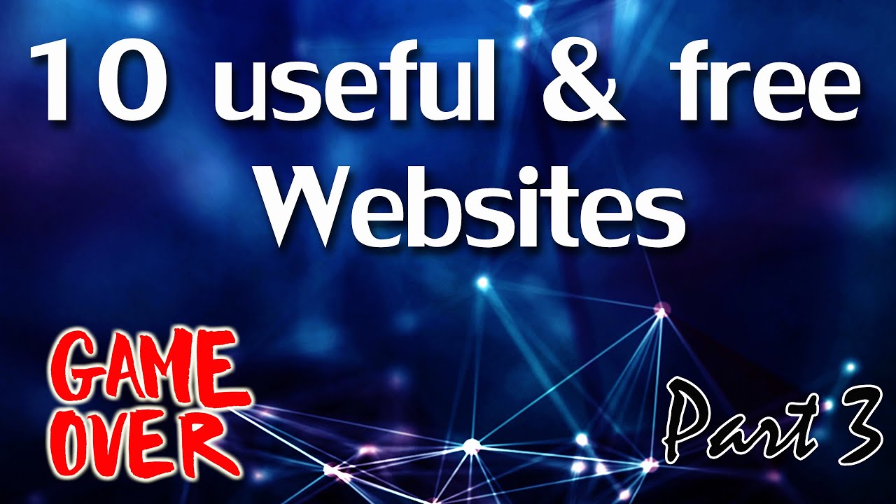 10 Useful & Free Websites Part 3 - YouTube
