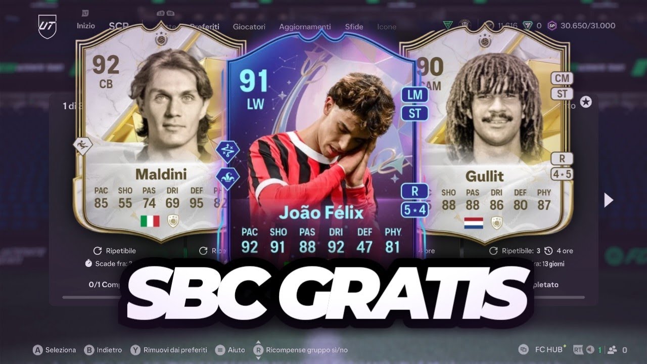 COMPLETA SBC GRATIS DURANTE I FANTA FC [FC25] - YouTube