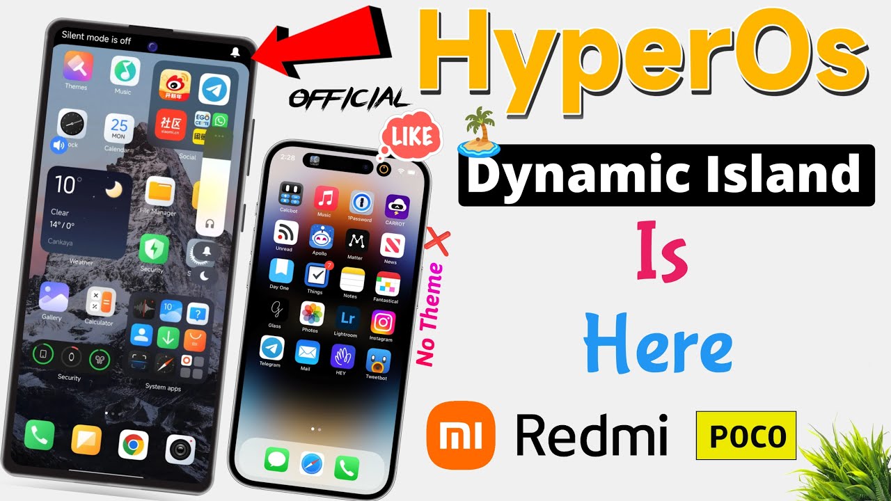 HyperOs Dynamic Island Features is Here Redmi Xiaomi POCO Devices🔥 ...