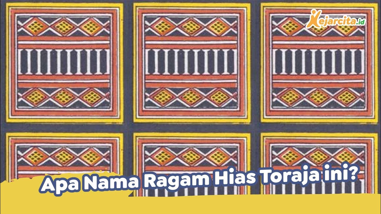 Apa Nama Ragam Hias Toraja ini? | Menerapkan Ragam Hias pada Bahan Kayu ...