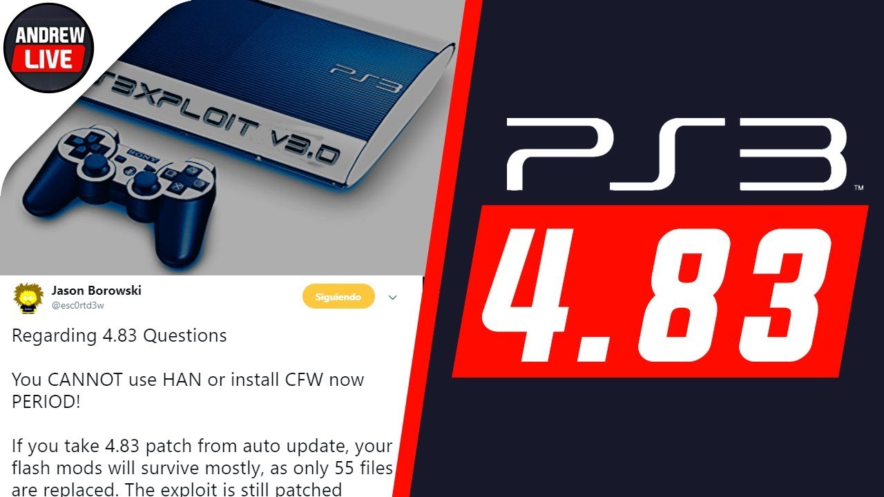 ¿HAN EXPLOIT PARA PS3 ACTUALIZADA VERSIÓN 4.83? | NOVEDADES - YouTube